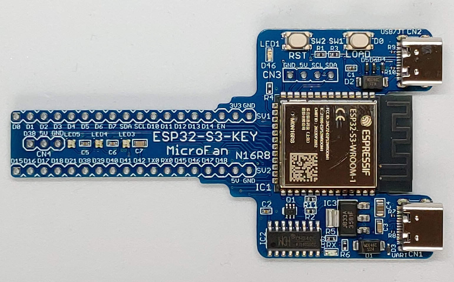 ESP32-S3-KEY-R2 – マイクロファン ラボ