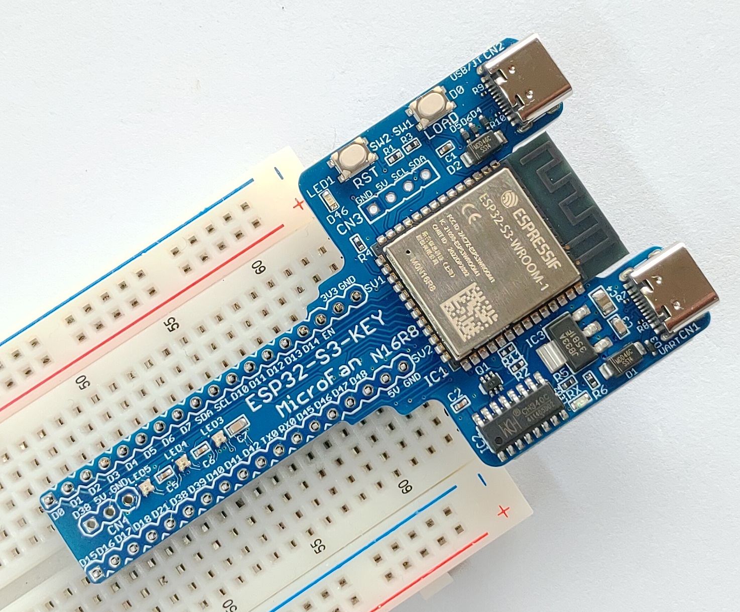 ESP32-S3-KEY-R2 – マイクロファン ラボ