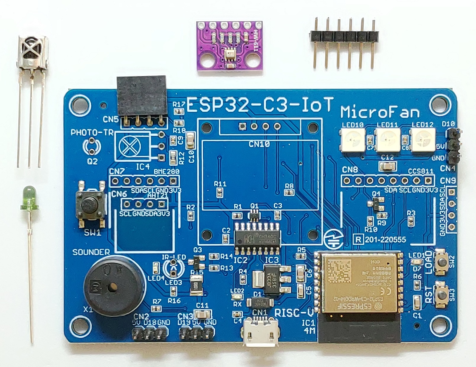 ESP32-C3-IoT – マイクロファン ラボ