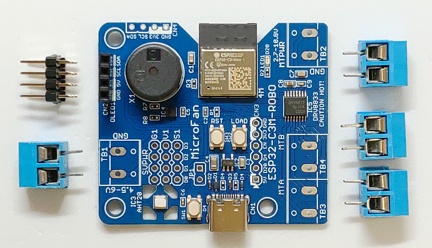 ESP32-C3M-ROBO – マイクロファン ラボ