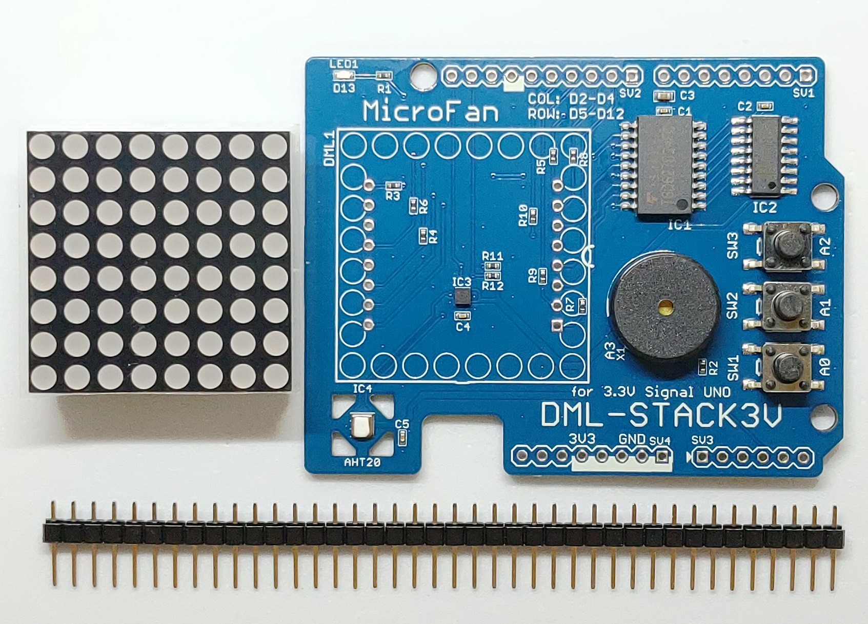 MicroPythonでDML-STACKのダイナミック点灯プログラミング – マイクロファン ラボ